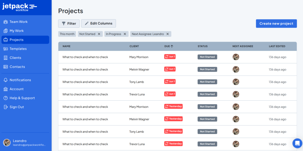 Top 5 Project Management Software For Accounting Firms | Jetpack Workflow